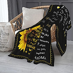 Granddaughter Gifts,Gifts for Granddaughter Blanket,to My Granddaughter Blanket Birthday Gifts for Her,Anniversary Valentine Granddaughter Gifts from Grandma 60"X50" Granddaughter Graduation Gift