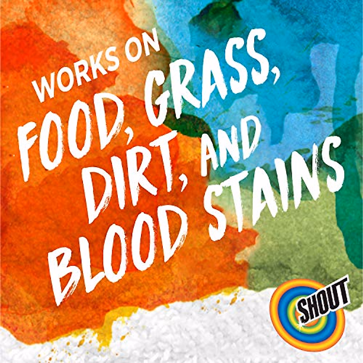 Shout Active Enzyme Laundry Stain Remover Spray, Triple-Acting Formula Clings, Penetrates, and Lifts 100+ Types of Everyday Stains - Prewash Spray 22oz