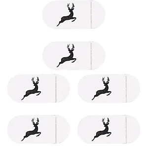 Mobestech 6 Pcs Camera Cover Laptops Webcam Cover Slider Webcam Cover Slide for Computer Webcam Cover Slide for Tablet Webcam Cover Slide for Desktop Gp02 Slideshow Flat