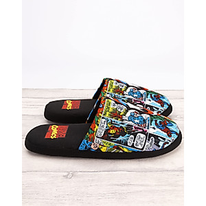 Marvel Avengers Slippers Comic Mens Slip On House Shoes Loafers 9-10 UK