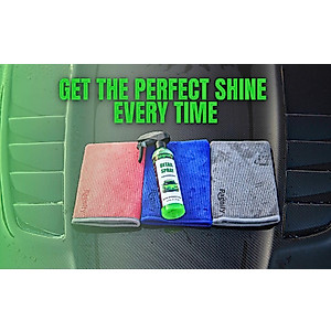 Ragnify- 2 Mesh Clay Mitt with Detailing Spray 16oz, Quick Waterless Detailer for Shine, Car Clay Bar, Gloss & Depth to Paint, Quick Detailer Kit (2x8 Oz Spray Bottles & 2 Mitts)