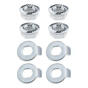 SING F LTD 4PCS Front Wheel Motor Nut Washer Set Compatible with Xiaomi M365 Essential 1S Pro Pro 2 Version Electric Scooters Replacement Parts