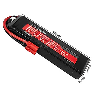 ECHOBBY 11.1V 3S 2600mAh 25C LiPo Battery 3.5mm Banana Plug for RC Airplane Helicopter Quad Copter FPV Drone Multirotor Aircraft