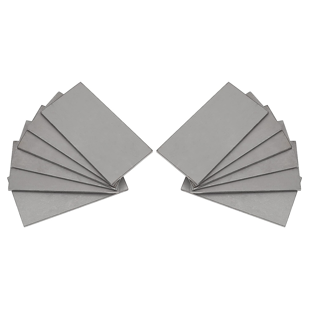 Luckyweld Welding Practice Kit (2"X4") 11 Gauge Mild Steel Metal Material Welding Coupons12pcs, Welding Kit for MIG, TIG, Arc, Weld(12 pcs)