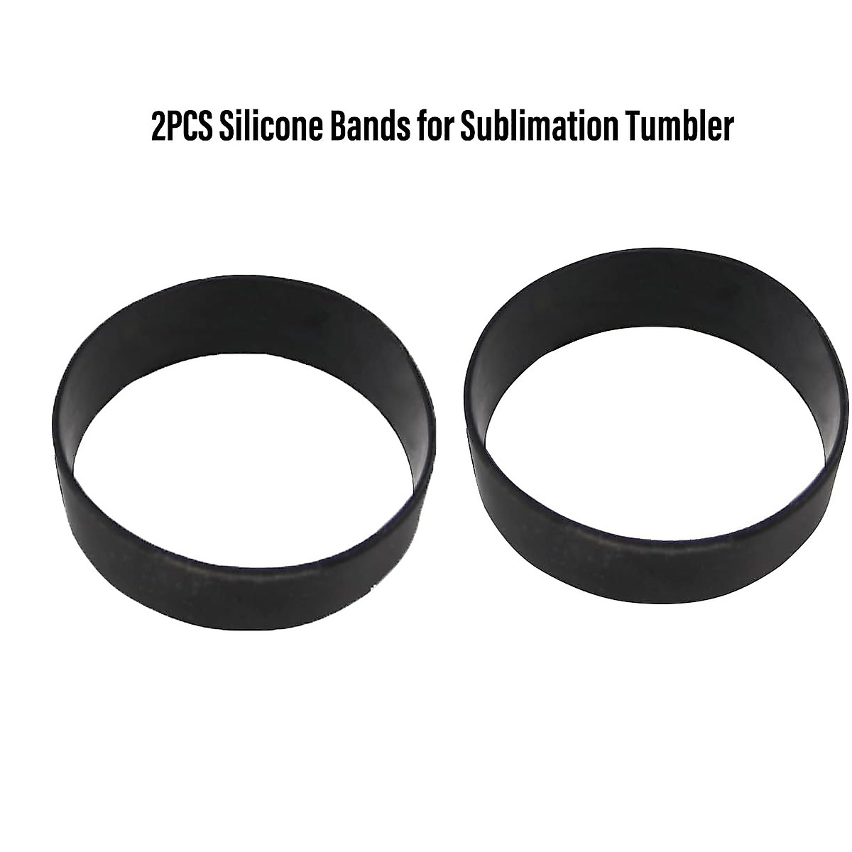 Dielianyi 14PCS Rubber Bottom for Sublimation Tumblers Anti-Slip Self Adhesive Skinny Bottom Wine Straight Tapered Mason Jar 12oz/15oz/17oz/20oz/30oz, Black