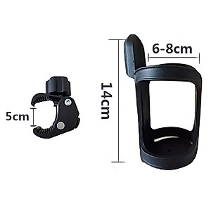 Stroller Bottle Holders, Twoworld Universal Cup Holder, Free Hanging Direction Cup Holder for Stroller, Bicycle, Wheelchair, Motorcycle
