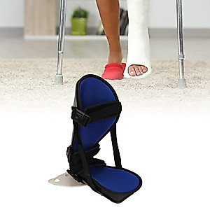 Plantar Fasciitis Night Splint Achilles Tendonitis Night Brace Adjustable Nighttime Foot Pain Relief Device with Calf Stretching for Orthopedic Relief(L)