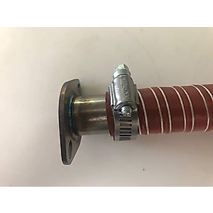 GenExhaust for Honda EU6500iS/EU7000iS Generator 1" silicone tubing exhaust extension 4 foot length.