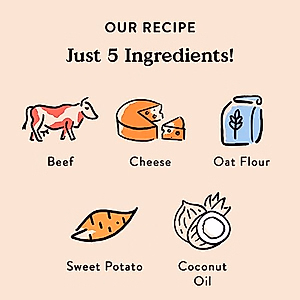 Bocce's Bakery - Limited Edition Wheat-Free Dog Treats, Burgers & Fries Biscuits, 5 oz