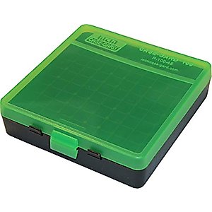 MTM 380/9MM Cal 100 Round Flip-Top Ammo Box P-100-9M