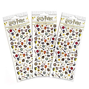 Paper House Productions STM-0021 Harry Potter Micro Stickers, 3 Pack, 3-pack, Colors May Vary