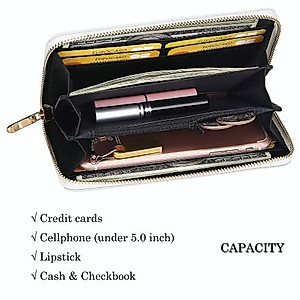 XYZONE I'm a Swiftie Wallet Taylor Team Wallets PU Leather Zip Around Purse for TS Fans Gift Music Lover Merchandise