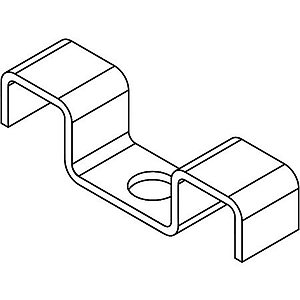 Grating Clip, 316 Stainless Steel, PK25