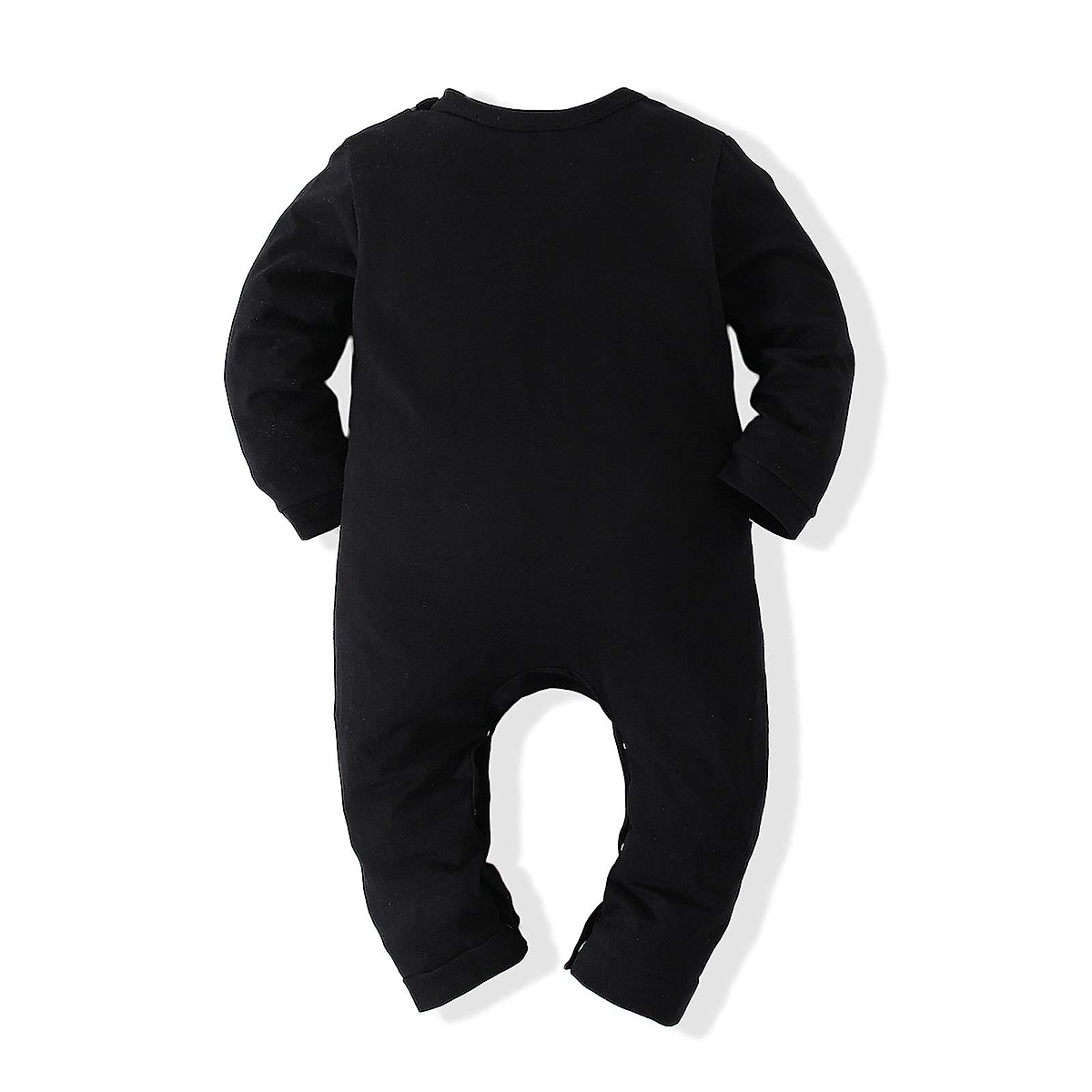 Kimocat Baby Boy Romper Tuxedo Jumpsuit Gentleman One-Piece Button-Down Bowtie Wedding Suit Bodysuit