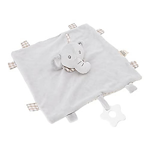 Elephant Security Blanket, Exercise Hand Eye Coordination Repeated Washing Baby Security Blanket for Baby Carriage for Infanette