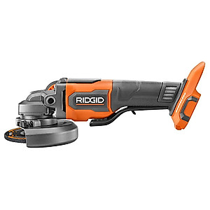 RIDGID 18V Brushless Cordless 4-1/2 in. Paddle Switch Angle Grinder R86047B (Tool Only) (Renewed)