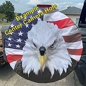 Tire Cover Central Pet Paws Flag Spare tire Cover (Select tire Size/Back up Camera Option in menu)