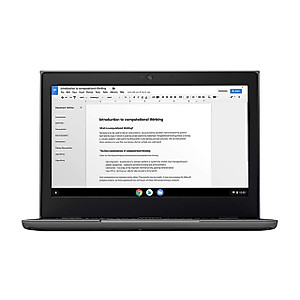 Lenovo 11.6" 100E Chromebook G2 Mtk Mediatek 2.10 GHz 4GB 32 GB Chrome OS (Renewed)