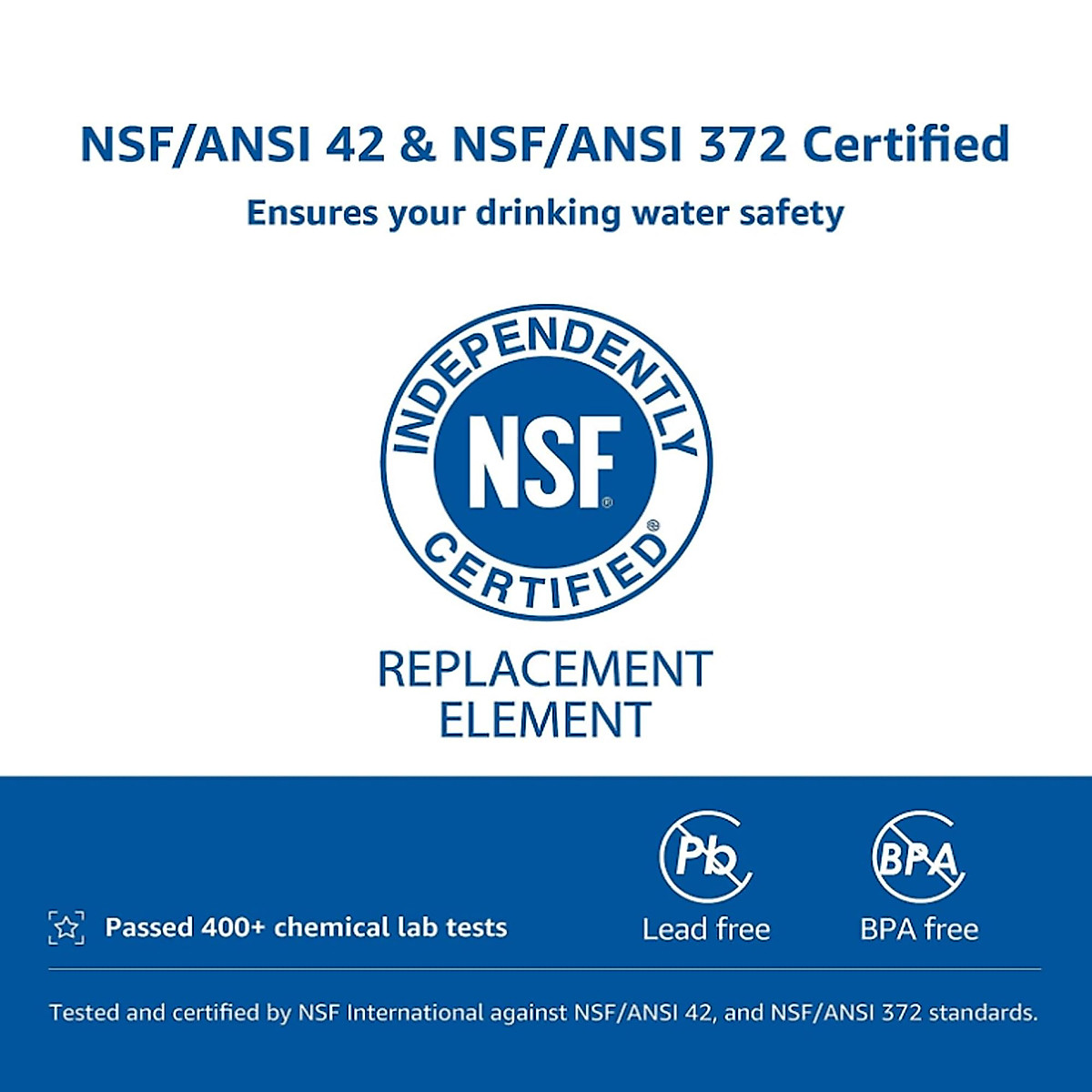 Filterlogic NSF Certified Pitcher Water Filter, Replacement for Pur® Pitchers and Dispensers PPT700W, CR-1100C and PPF951K Water Filter (Pack of 4) (Package May Vary)