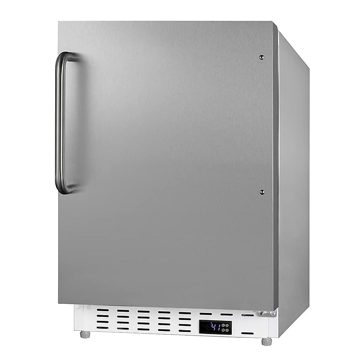 Summit Appliance ALR46WCSS 20" Wide Built-In All-Refrigerator, ADA Compliant, Adjustable Thermostat, 3.53 cu.ft Capacity, Automatic Defrost, Temperature & Open Door Alarms, Interior Light