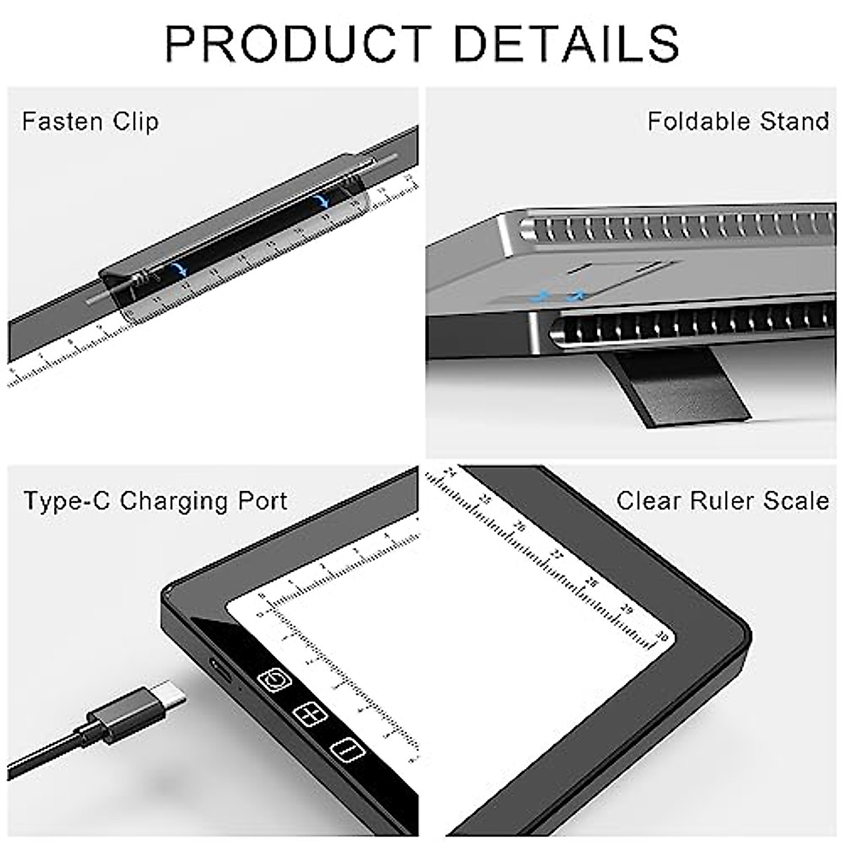 ANALOI A4 Light Box, LED Light Tracing Pad Rechargeable, Portable Light Copy Board for Diamond Art Painting, 6 Levels Stepless Dimming Drawing Tracking Light Pad, Artistic Design Sketching