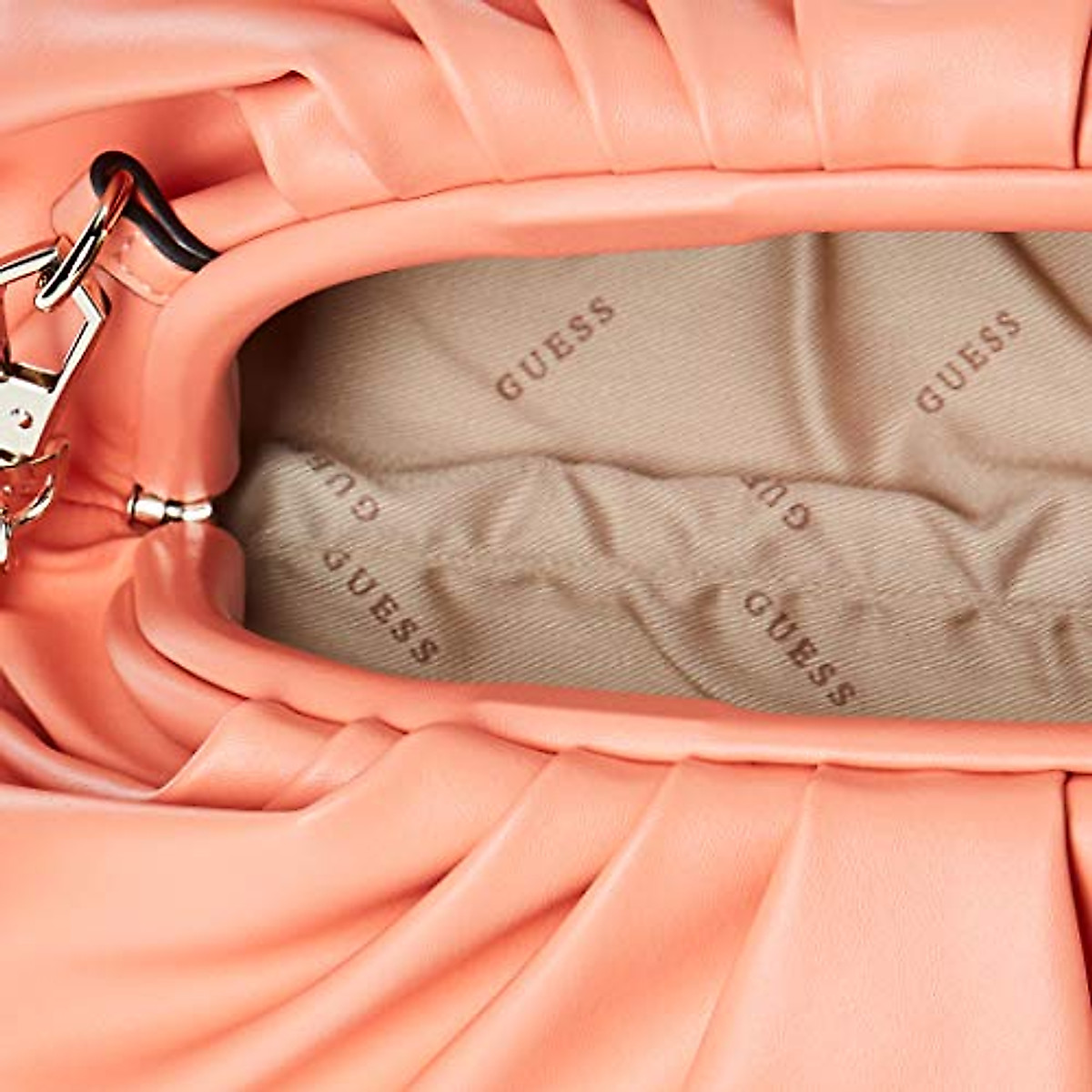 GUESS womens Central City Clutch, Coral, One Size US