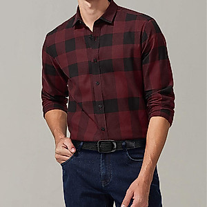 Drizzte Plus Size Mens Belt 63'' Casual Elastic Black Braided Stretchy Fabric Web Belts