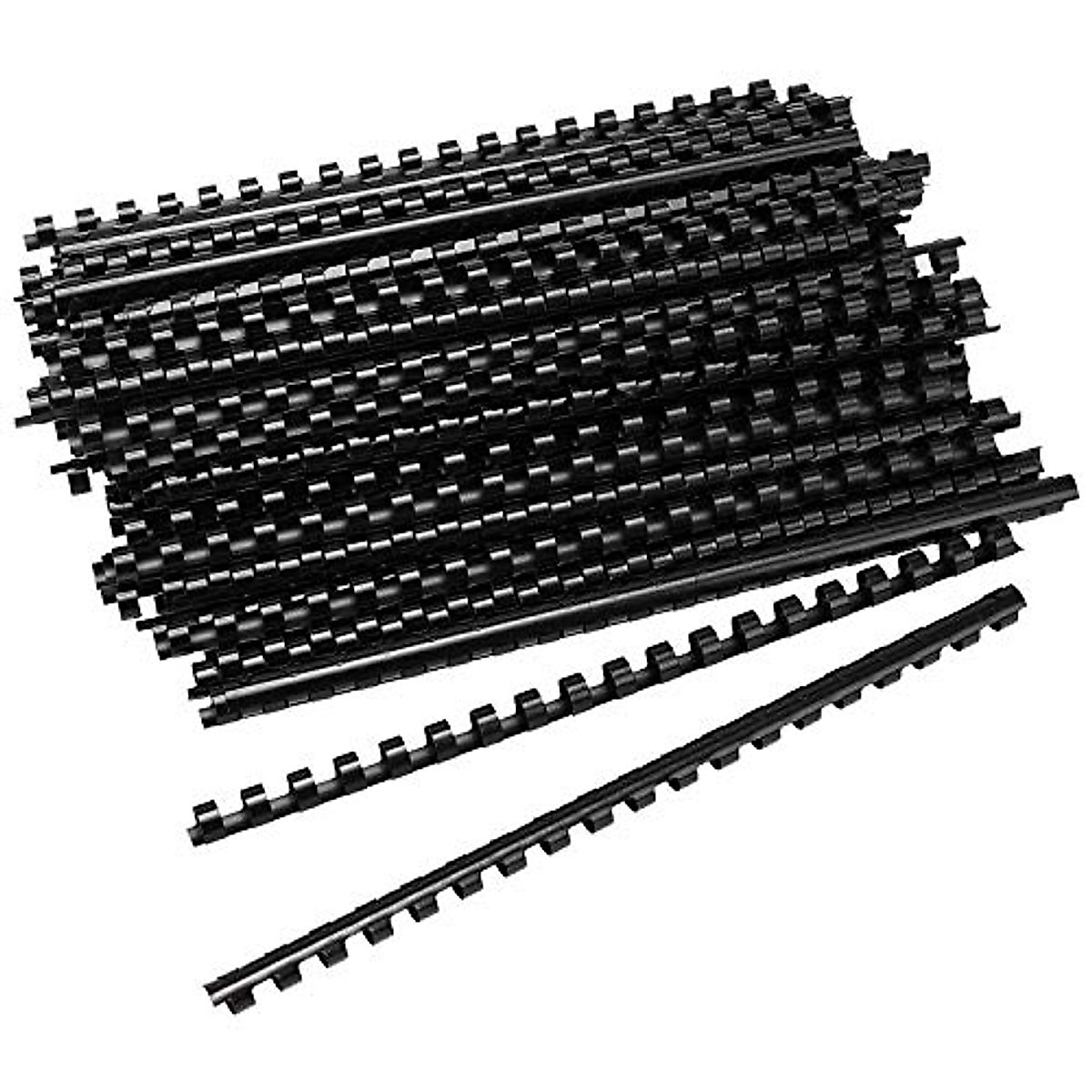 Amazon Basics Plastic Binding Comb, 100 Pcs/Box,19-Holes, 3/8 in (10 mm), 60 Sheets