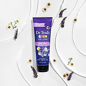 Dr Teal's Kids Body Lotion, Sleep Lotion with Melatonin & Essential Oils, 8 fl oz (Pack of 3)