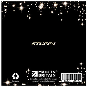 25th Birthday Card for Women Men - Stylish Elegant - Happy Birthday Cards for 25 Year Old Woman Son Daughter Brother Sister Uncle Auntie, 5.7 x 5.7 Inch Twenty-Five Twenty-Fifth Greeting Cards Gift