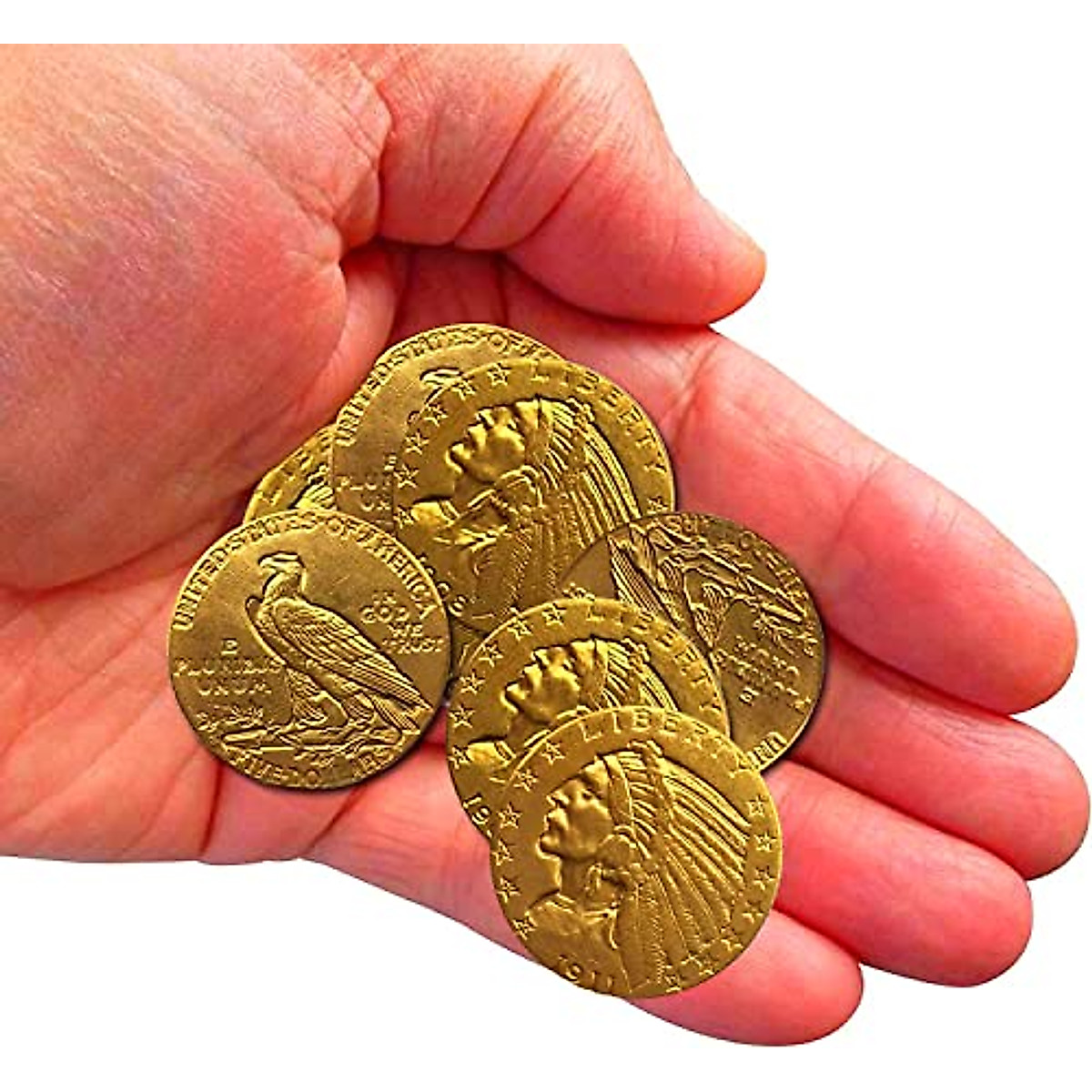 1911 Morgan Indian Head Five Dollars Coin, Gold Coins, Great American Commemorative Old Coins, Uncirculated Morgan Dollars, Discover History of USA Coins for Collectors, Cool Stuff for Men