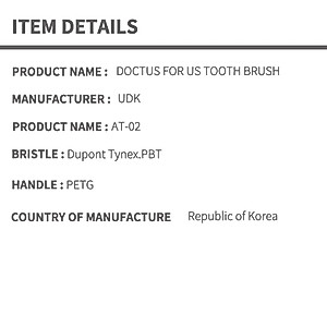 일반 DOCTUS End Tuft Toothbrush Triangle Type