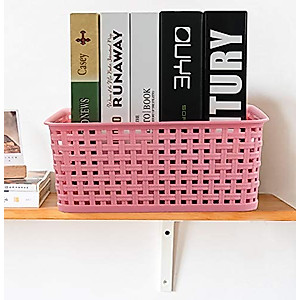 Ucake 6-Pack Plastic Basket, Open Storage Bin, F