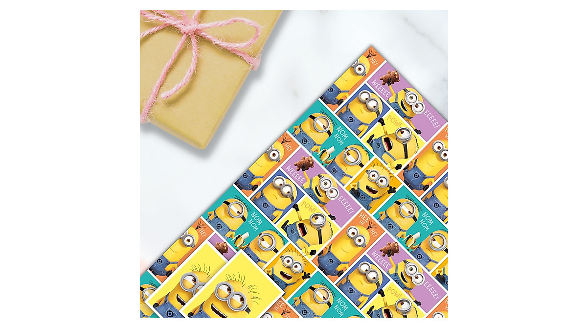 Despicable Me Wrapping Paper - Fun & Vibrant Gift Wrap