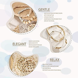 Lynnmos Clay Beads 8000 Pcs 2 Boxes Bracelet Making Kit - 24 Colors Polymer Clay Beads for Bracelet Making Set - Heishi Disc Beads for Jewelry Making kit with Charms and Gift Pack for Girls