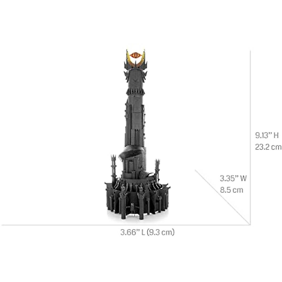 Metal Earth Fascinations Premium Series Lord of The Rings Barad Dur 3D Metal Model Kit