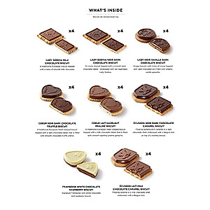 Godiva Chocolatier Assorted Chocolate Box of Biscuits, 32 pc, 9.1 oz