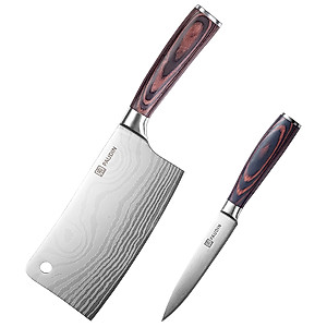 PAUDIN Cleaver Knife + Utility Knife