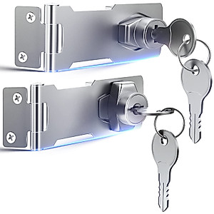 CRANACH 3 Inch Zinc Alloy Chrome Finish Cabinet Lock with Key