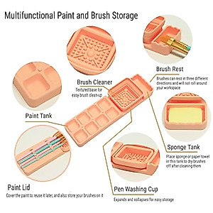 Versatile Silicone Art Mat: Your Essential Creative Companion, 23.6" x 15.8", Silicone Craft Mat, Nonstick Mat, Reusable Drawing, Art, and Paint Mat (Pink)