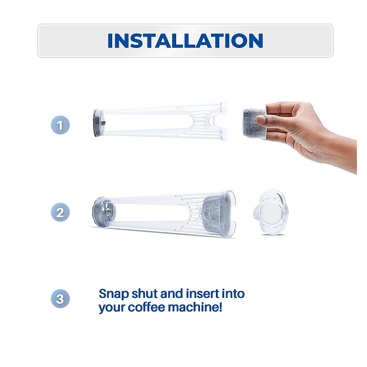 K&J Replacement Keurig Starter Kit for Keurig 2.0 Brewers - Includes Side Reservoir Filter Holder And 6-pack of Keurig 2.0 Compatible Water Filters