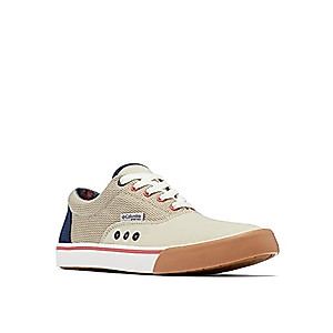 Columbia Men's Slack Tide Lace PFG, Light Clay/Collegiate Navy, 11