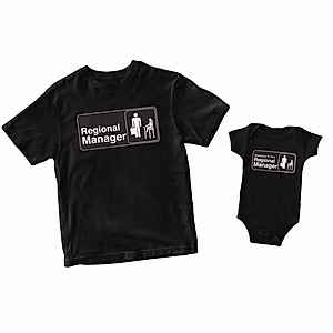 Haase Unlimited Assistant To The Regional Manager Bodysuit (Newborn, Black)