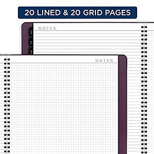 AT-A-GLANCE 2023 Monthly Planner, 9” x 11”, Large, Monthly Tabs, Pocket, Faux Leather, Contemporary, Merlot (70250X50)