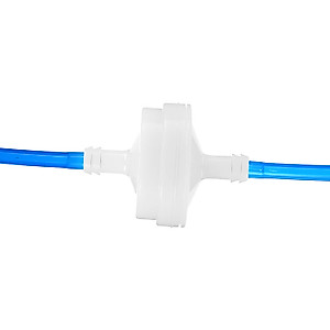 Mudder 3 Pieces 1/4 Inch ID Inline Gas Replacement Fuel Filter Compatible with 394358 4112 5098H 5098K AM38708 Lawn Mower Parts