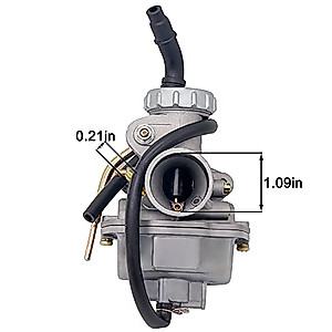 Yooppa 110cc Carburetor for TaoTao 110cc PZ20 Carburetor, Kazuma Baja 50cc 70cc 90cc 110B NST SunL Chinese Quad 4 Stroke ATV 4 Wheeler Go Kart Dirt Bike Honda CRF50F XL75 CRF80F XR50R Carburetor