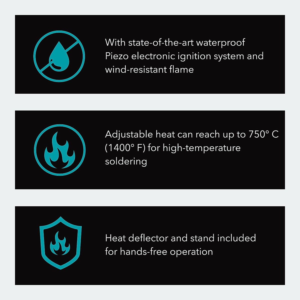 Solder-It Red Ultra Therm Flameless Heat Gun (MJ-950) | Cordless Heat Gun with Wide Nozzle | Heavy Duty with 20 mL Butane Refill Tank | Mini Heat Gun for Crafts, Heat Shrink, and PVC Bending