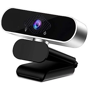 MELUN HD Webcam | 1080P Web Camera with Microphone,Plug and Play USB Computer Camera for Desktop Laptop,Video Conferencing Skype/Zoom/YouTube (Black&Silver)