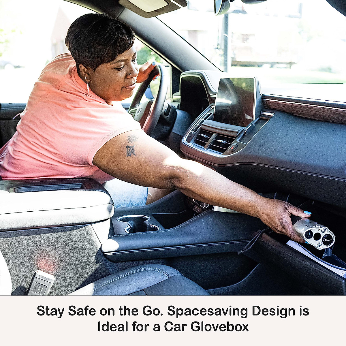 PepperBall Mobile Lightweight Personal Defense Launcher Kit, Non-Lethal Protection Pepper Ball for Self Defense Includes Projectiles and Cartridges