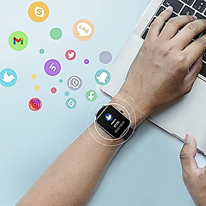 Smart Watches for Men Women (Call Receive/Dial) Smart Watch with Text and Call 1.83" Fitness Watch with Heart Rate,Blood Oxygen,Sleep Monitor Step Calorie Counter Smartwatches for Android iOS Phones